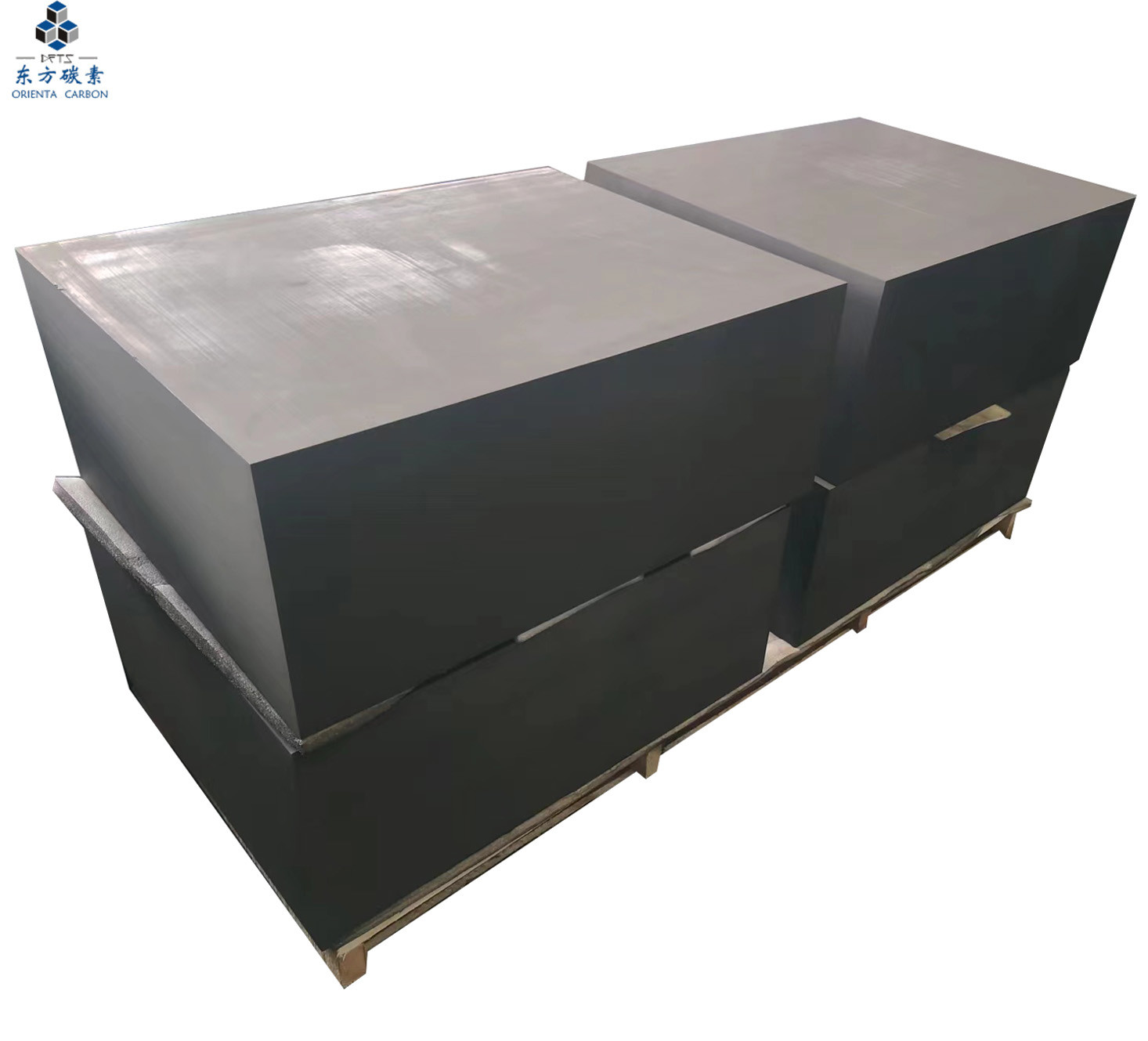 12µm Grain Size Crucibles Graphite Isostatic Graphite Block High ...